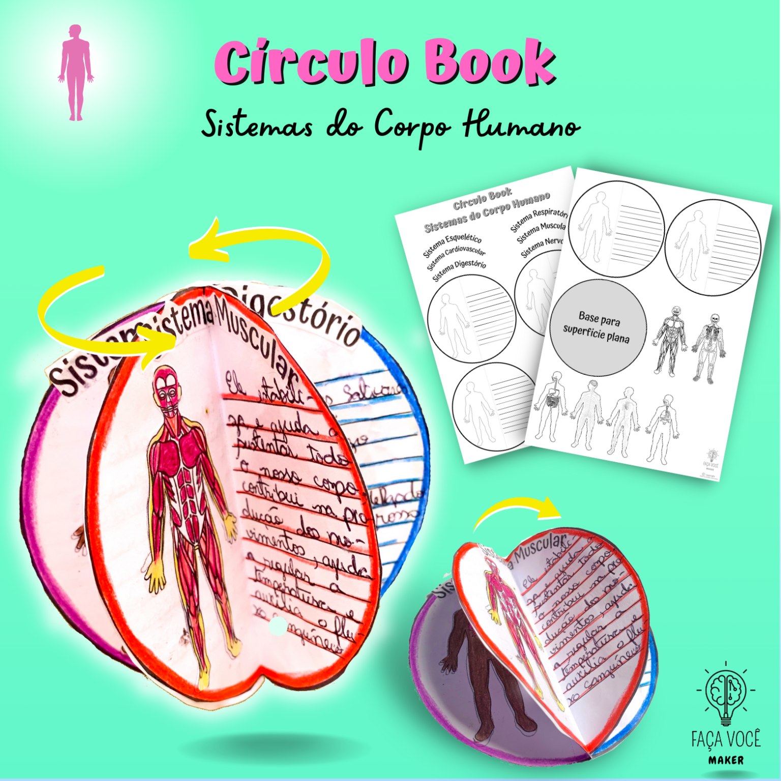 Círculo book – Sistemas do Corpo Humano – Faça Você Maker