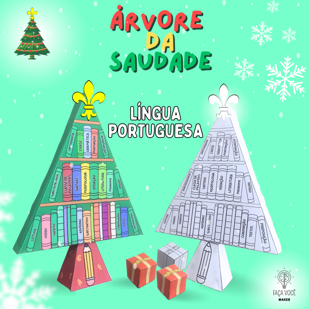 Árvore de Natal 3D (Português) – Faça Você Maker