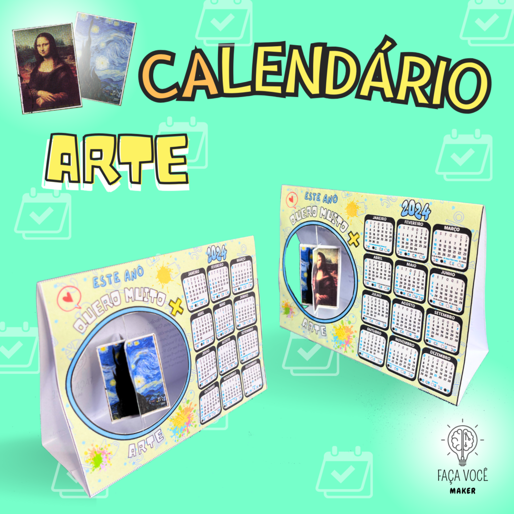 Calendário Arte 2026 – Faça Você Maker