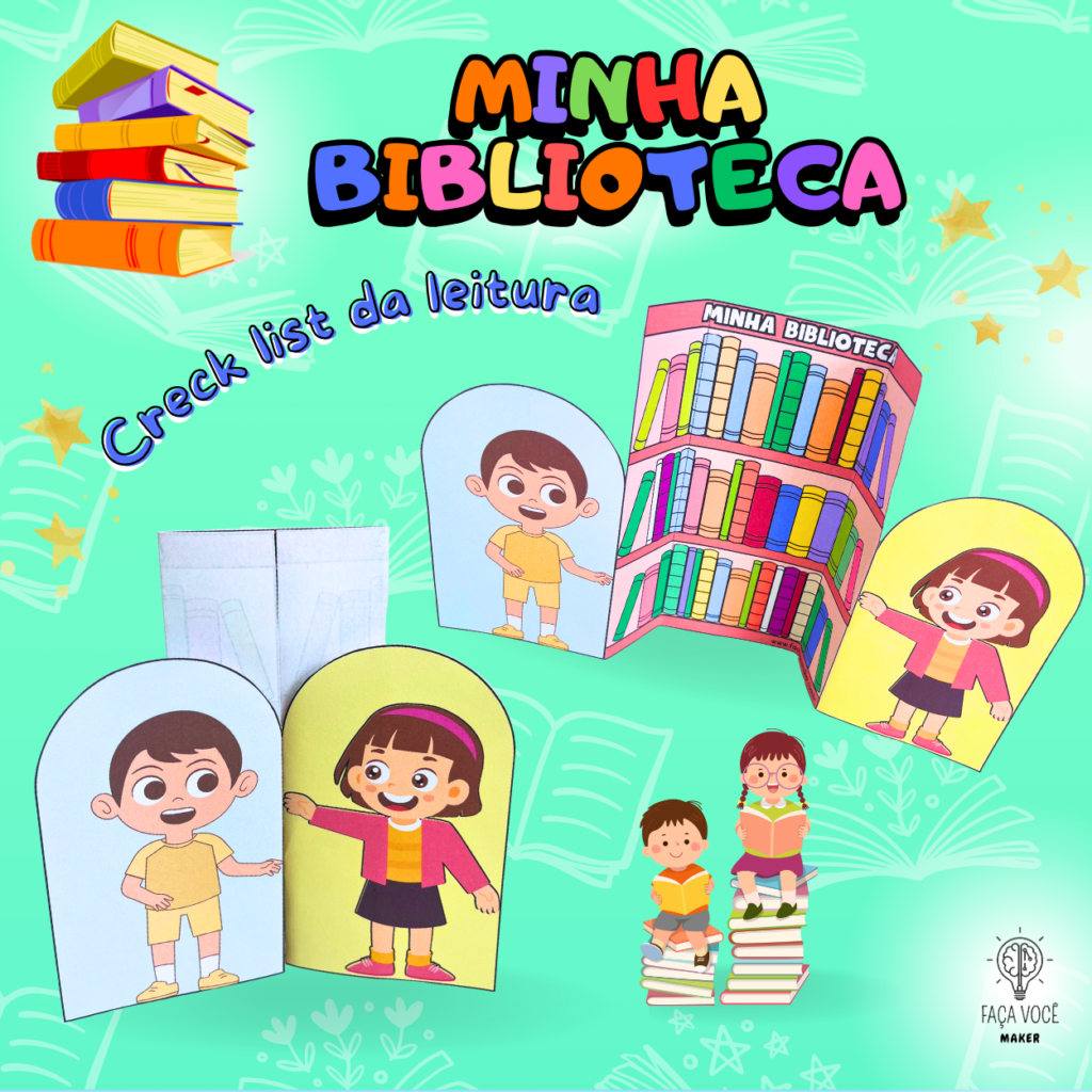 Minha Biblioteca- Check list da leitura – Faça Você Maker