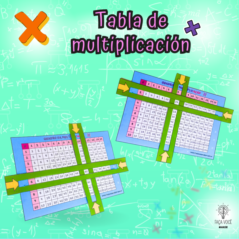 Tabla de Multiplicación – Faça Você Maker