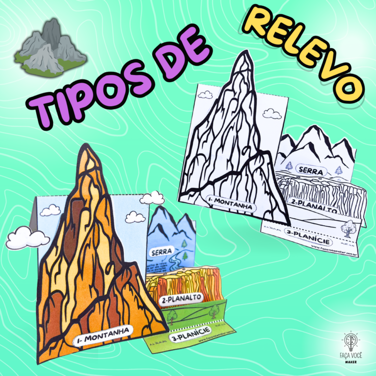 Tipos de Relevo – Faça Você Maker