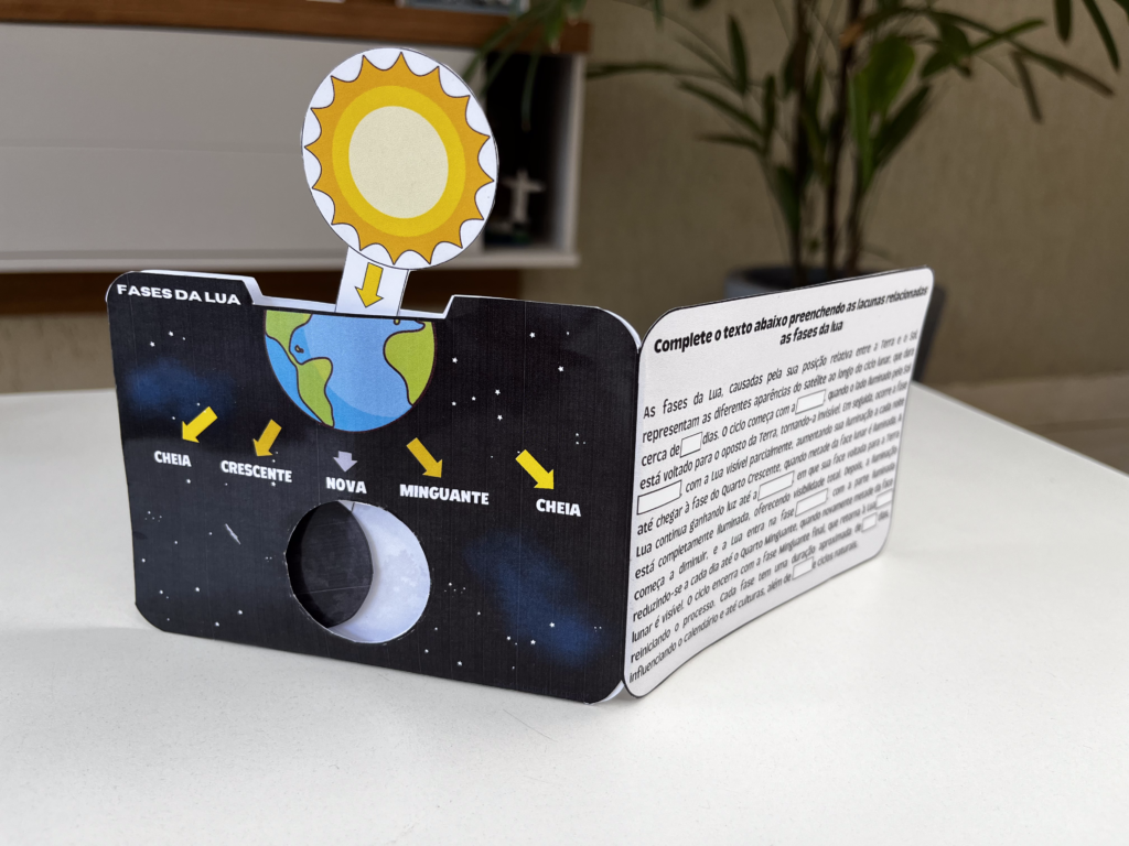 Fases de la Luna (Tarjeta Interactiva) – Faça Você Maker
