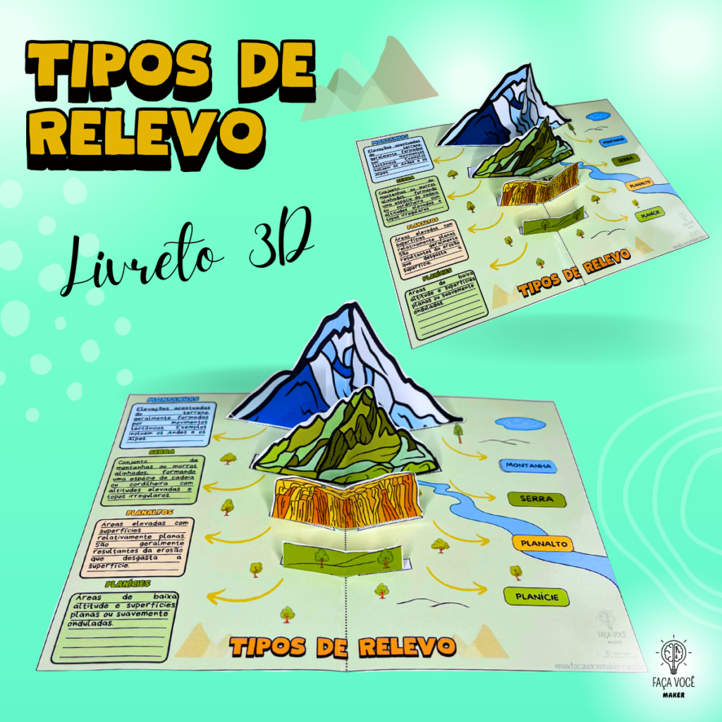 Tipos de Relevo 3D – Faça Você Maker