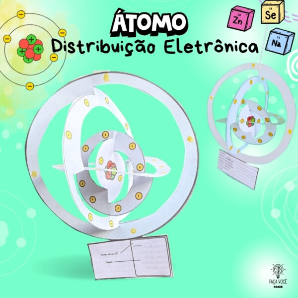 Átomo (Distribuição eletrônica 2.0) – Faça Você Maker